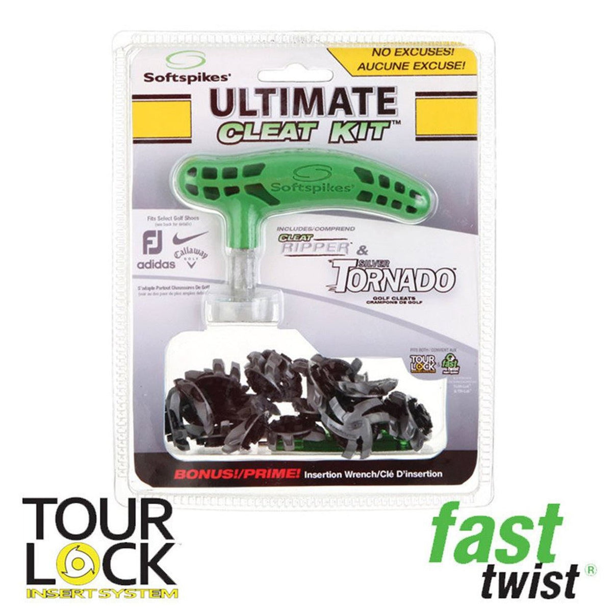 SILVER TORNADO ULTIMATE CLEAT KIT – Grip On Golf & Pickleball Zone